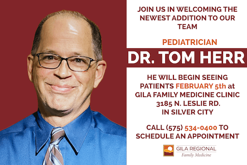 GRMC Welcomes Back Pediatric Services With Dr. Tom Herr GRMC Welcomes Back Pediatric Services With Dr. Tom Herr